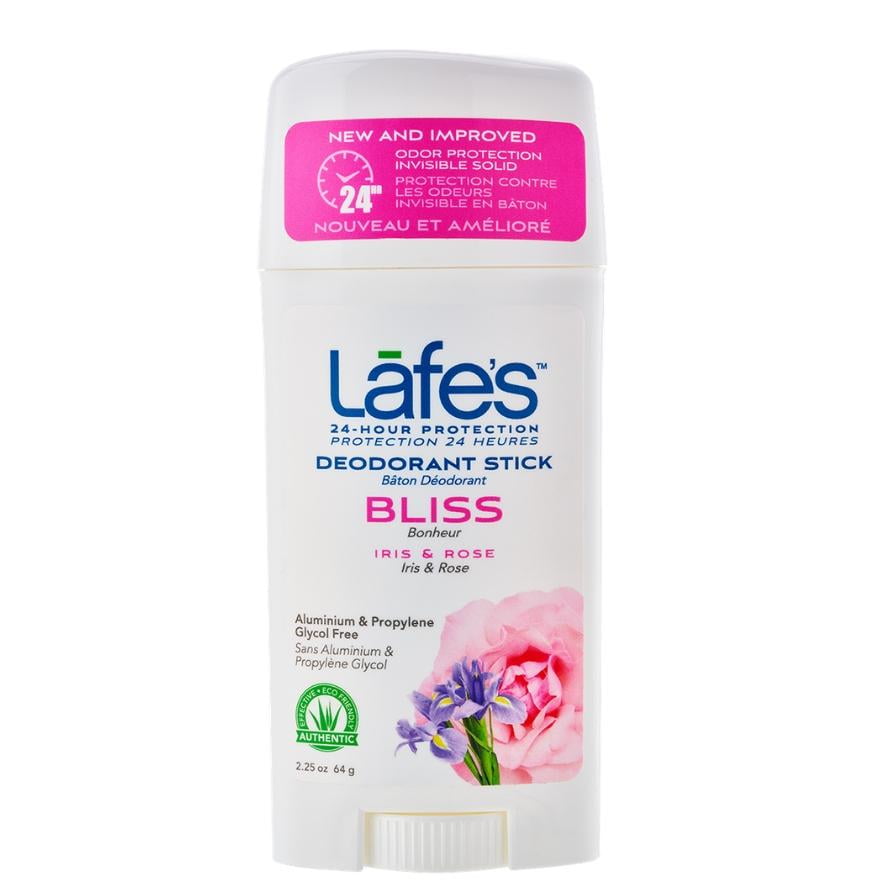 Lafe’s Natural BodyCare 24-HR Protection Deodorant Rose Bliss, 2.25oz ...