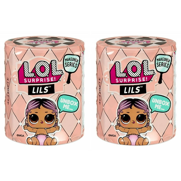 LOL Surprise Makeover Series LILS LOT of 2 Mystery Packs - Walmart.com ...
