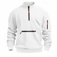Blekii Men's Athletic Half Zip Sweatshirt, Sporty Long Sleeve Pullover ...