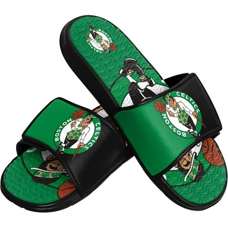 FOCO Mens NBA Team Sport Shower Gel Slide Flip Flop Sandals | Walmart ...