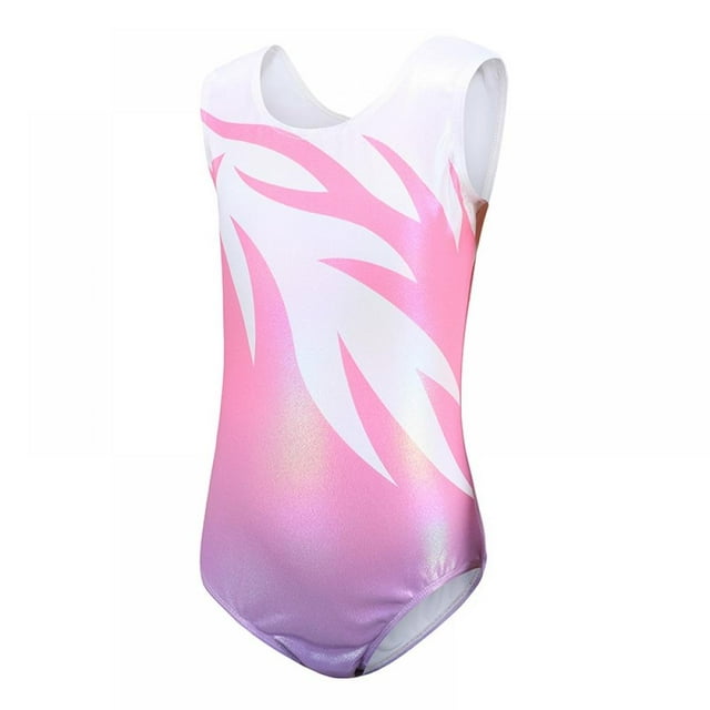 Catlerio Girls Fancy Cute Gymnastics Leotards One-Piece Sparkly ...