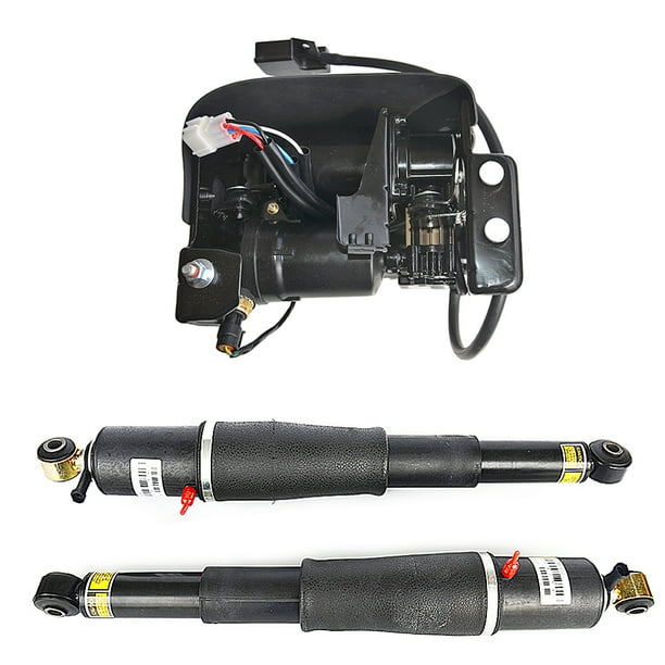 Rear Suspension Air Shocks & Compressor Set for Cadillac Escalade GMC ...