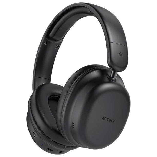 Audifonos Diadema Inalambrica ACTECK HONOUR 2 PLUS HP626 Microfono Integrado 3.5 mm Negro AC ...