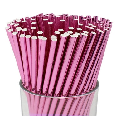 Just Artifacts Decorative Striped Paper Straws (100pcs, Striped ...