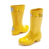 Hunter Girls Original Gloss Rain Boot, Yellow,2 M US - Walmart.com