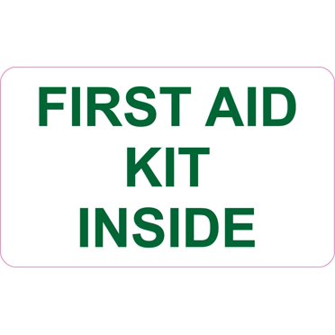 5in x 5in Green First Aid Magnet Vinyl Door Signs Magnetic Medical Sign ...