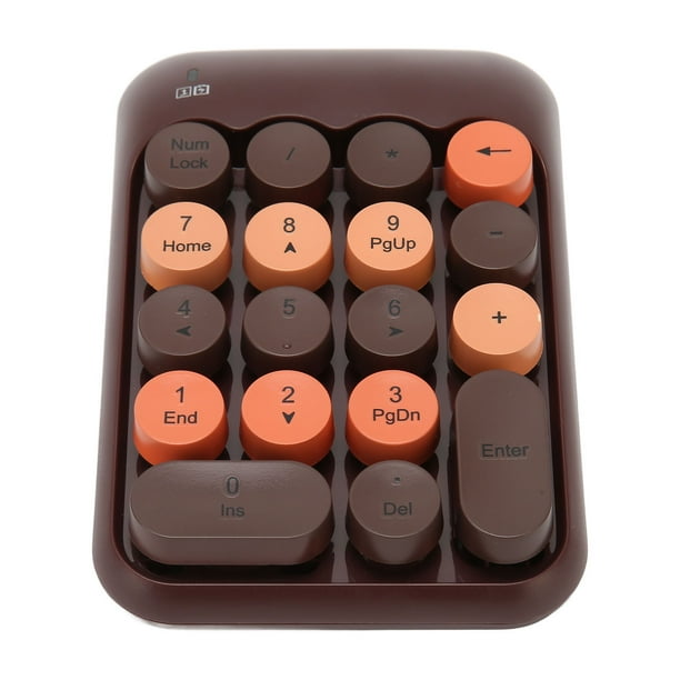 Teclado Numérico Inalámbrico, Teclas de Acceso Direto 18 Receptor ...