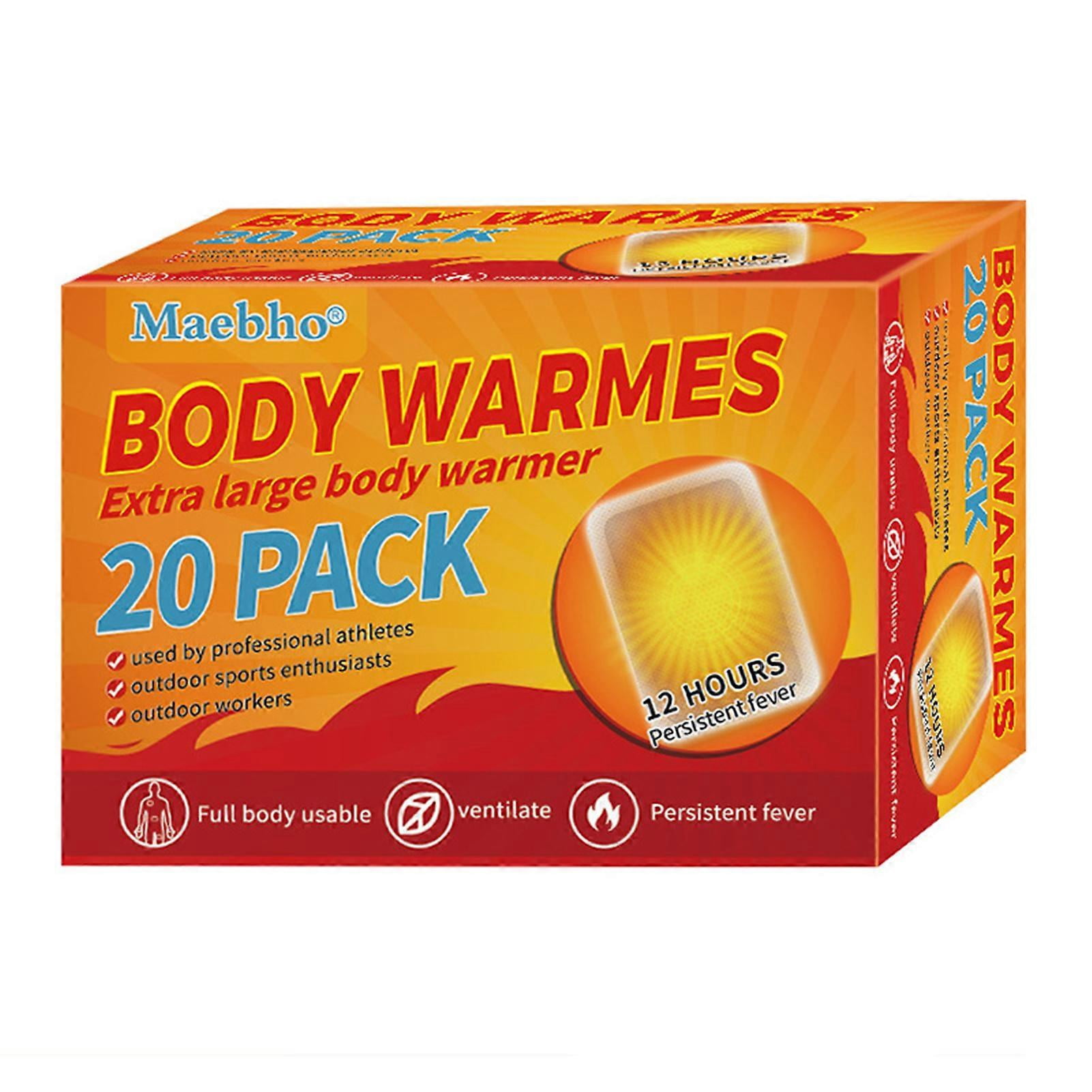 20/30/40pcs Large Body Warners Portable Body Warmer Sticker, for Body ...
