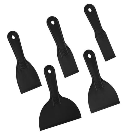 5 Pieces Plastic Putty Knife Set Flexible Paint Scrapers Tool for ...