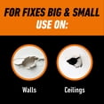 Gorilla Glue Wall Repair Spackling and Primer 8 Ounce Tub, Pack of 1 ...