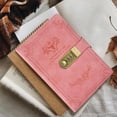 AuroraX Locked Notebook Vintage Journal A5 Size Hardcover Combination ...