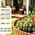 DIY Imitation Stone Garden Fence Border Plastic Cobblestone Effect ...