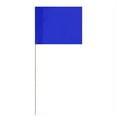 Marking / Survey Flags, 4" X 5" W/21" Wire, Several Colors, Blue - 100 ...