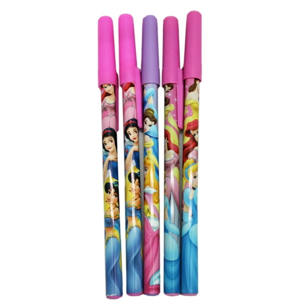 Disney Princess Snow White, Jasmine, and Others Ballpoint Pen Set (5pc ...