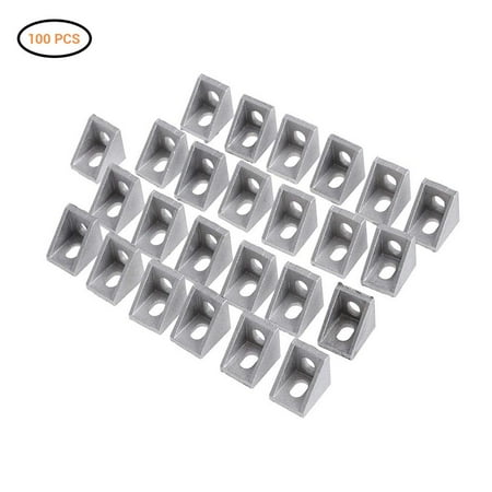 ruzhgo 100PCS 2020 Corner Bracket Industrial Aluminum Special ...