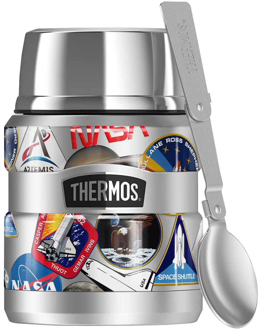 Nasa Nasa Misc Stickers THERMOS STAINLESS KING Stainless Steel Food Jar ...