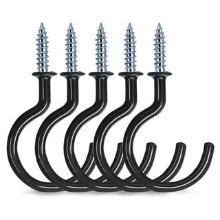 4.5 in. Vinyl Coated Storage Screw Hook, Red - Walmart.com
