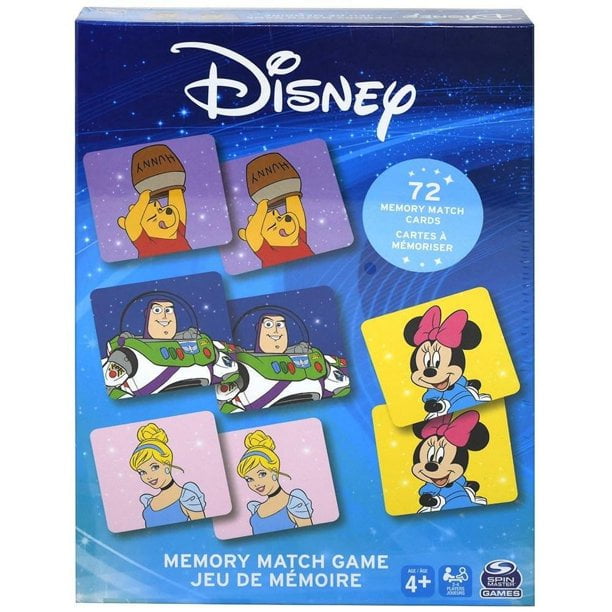 Disney 72-Piece Match Game - Kid's Educational Game - Walmart.com