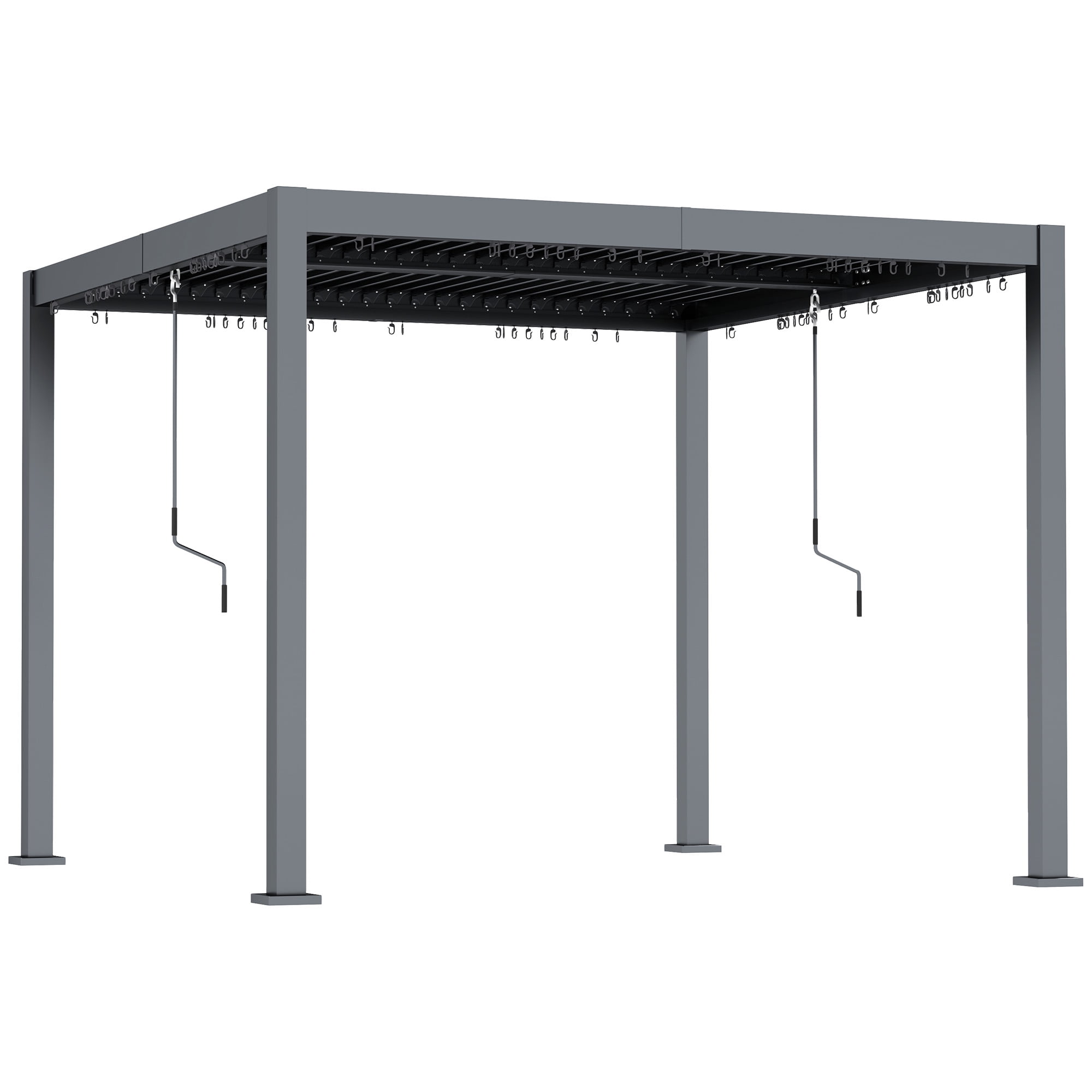 Click here for Outsunny 10 X 10 Louvered Pergola With Adjustable... prices