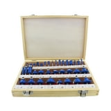 ABN 1/4in Tungsten Carbide Router Bits for Woodworking 35pc Wood Router ...