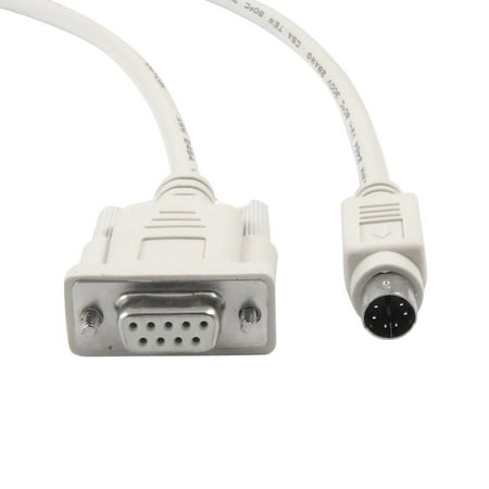 2.5M 6P Mini Din to DB9 RS232 PLC Cable QC30R2 for Mitsubishi Melsec Q ...