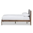 Baxton Studio Clifford Mid-Century Platform Bed, Multiple Sizes ...