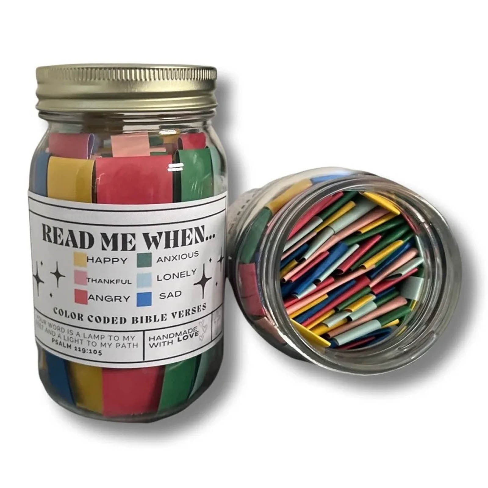 Emotional Bible Verses Jar - Color Coded Christian Australia | Ubuy