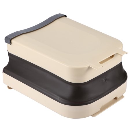 Hanging Trash Can, 9L Plastic Kitchen Garbage Cans, Compact College ...