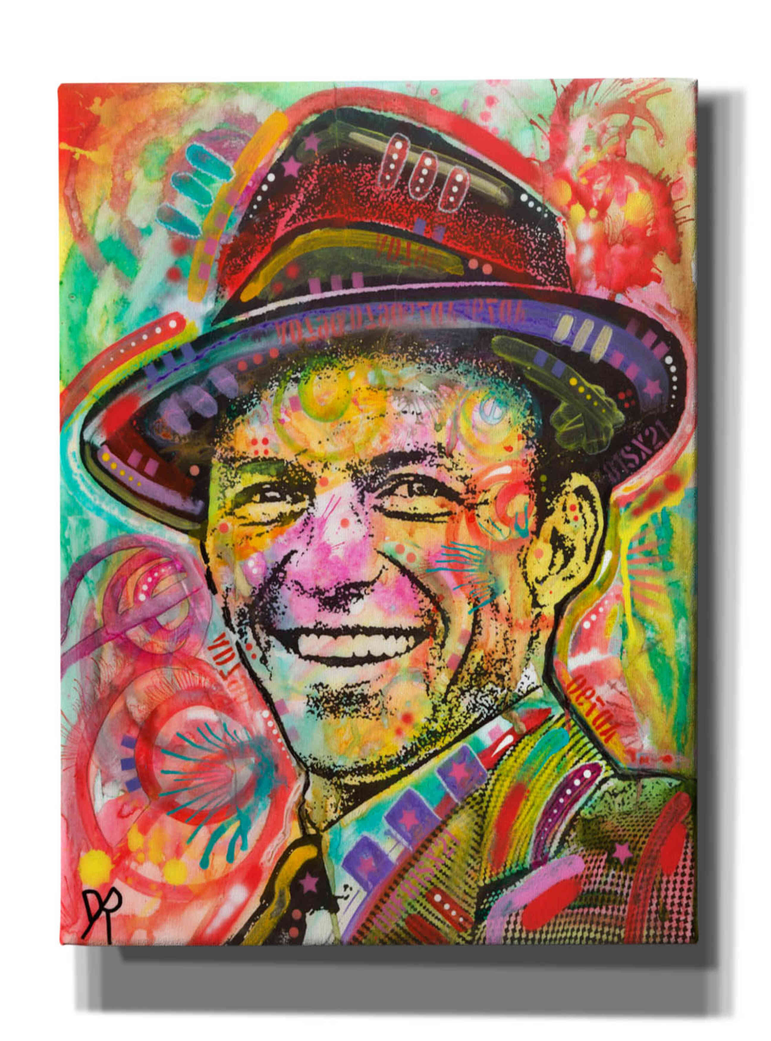 Epic Graffiti 'Frank Sinatra III' by Dean Russo, Giclee Canvas Wall Art ...