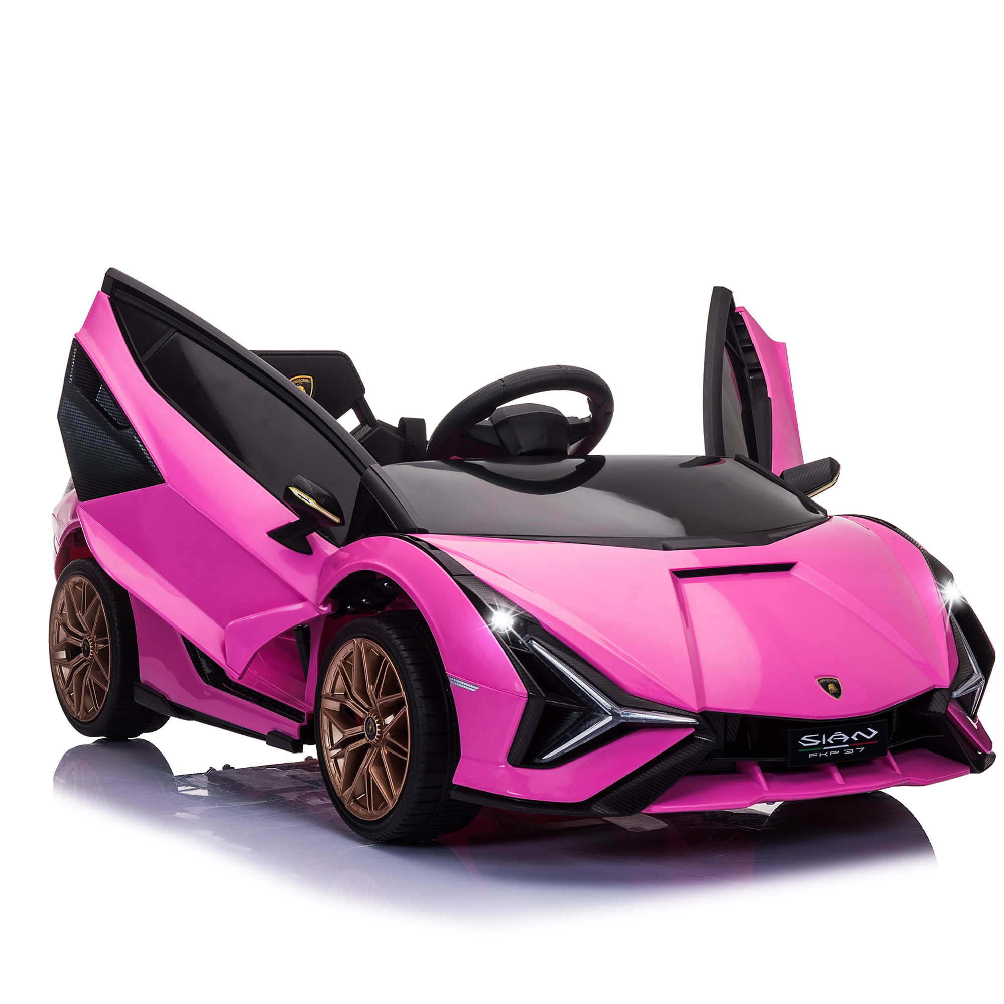 12V Lamborghini Sian Licensed Kids Ride on Car with Remote Control ...