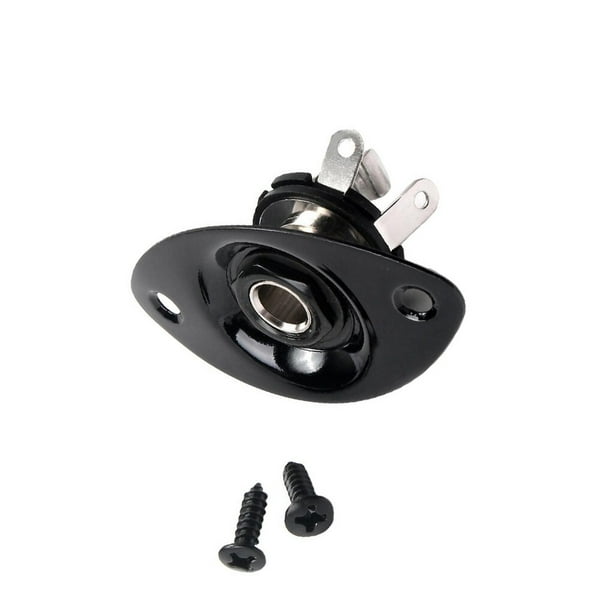 Oval 1/4" 6.35mm Electric Guitar Upgrade Upgrade Parts Input Output ...