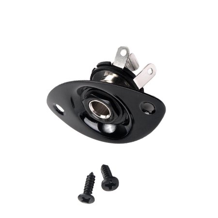 Oval 1/4" 6.35mm Electric Guitar Upgrade Upgrade Parts Input Output ...