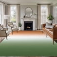 Gradient Sage Green Washable Area Rug 8x10 Modern Minimalist Sage Green ...