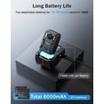 BOBLOV B4K2 4K GPS Body Camera, 14-16hrs Record with Two 3000mAh ...