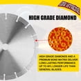 ORIXTREME 9 Inch Diamond Saw Blade 10pcs, Segmented General Purpose ...