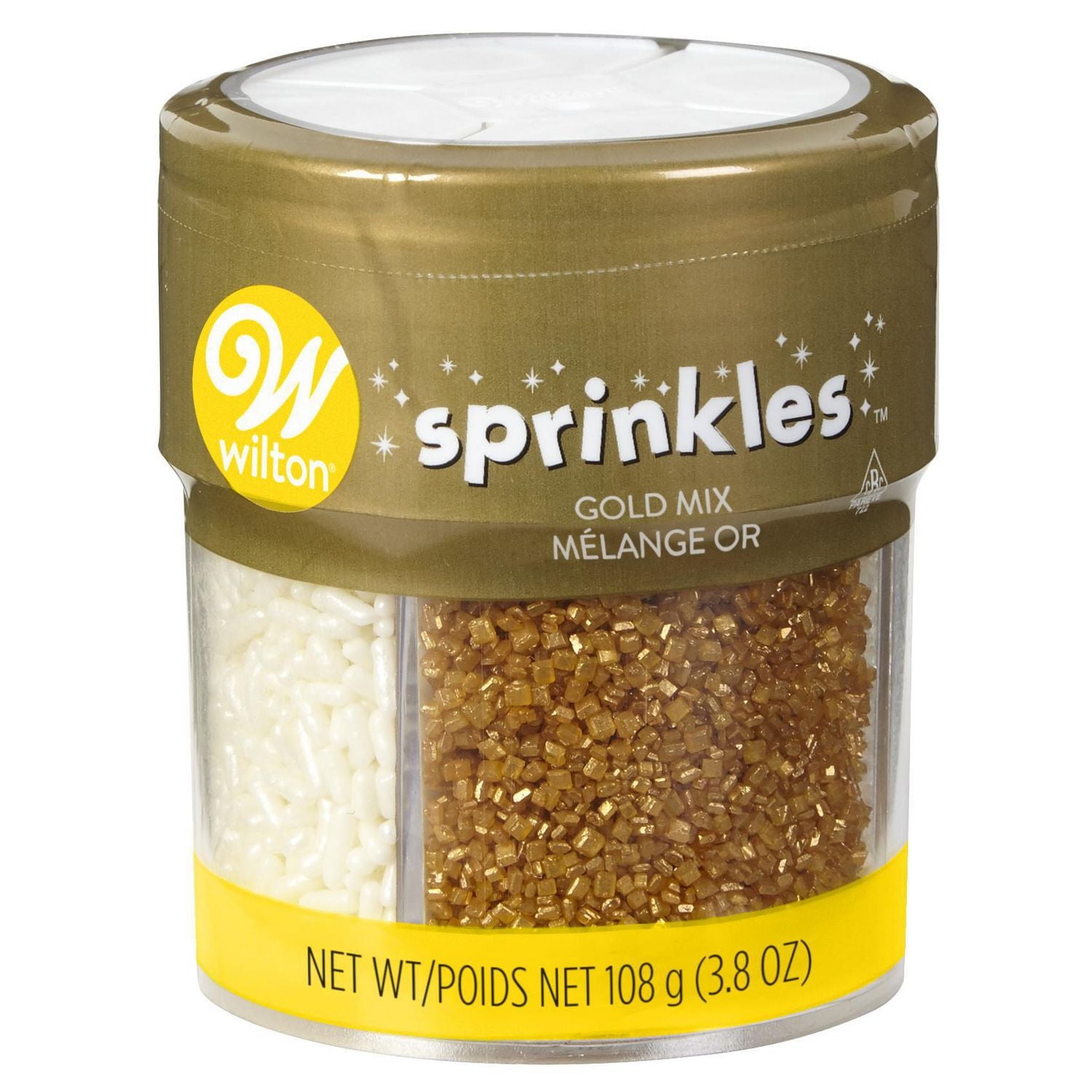 Click here for Wilton Pearlized White & Gold Mix 4-Cell Sprinkles... prices
