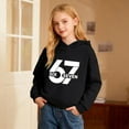 CHENge Kids Girl 67 Hoodies Funny Six Seven 67 Meme Quote Unisex Hoodie ...