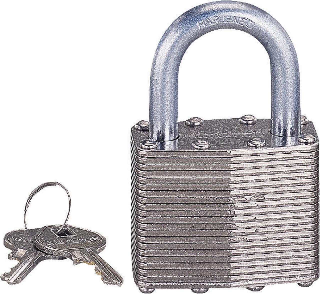 ProSource Laminated Padlock 1-3/4 In 4 Pins Hardened Steel Shackle ...