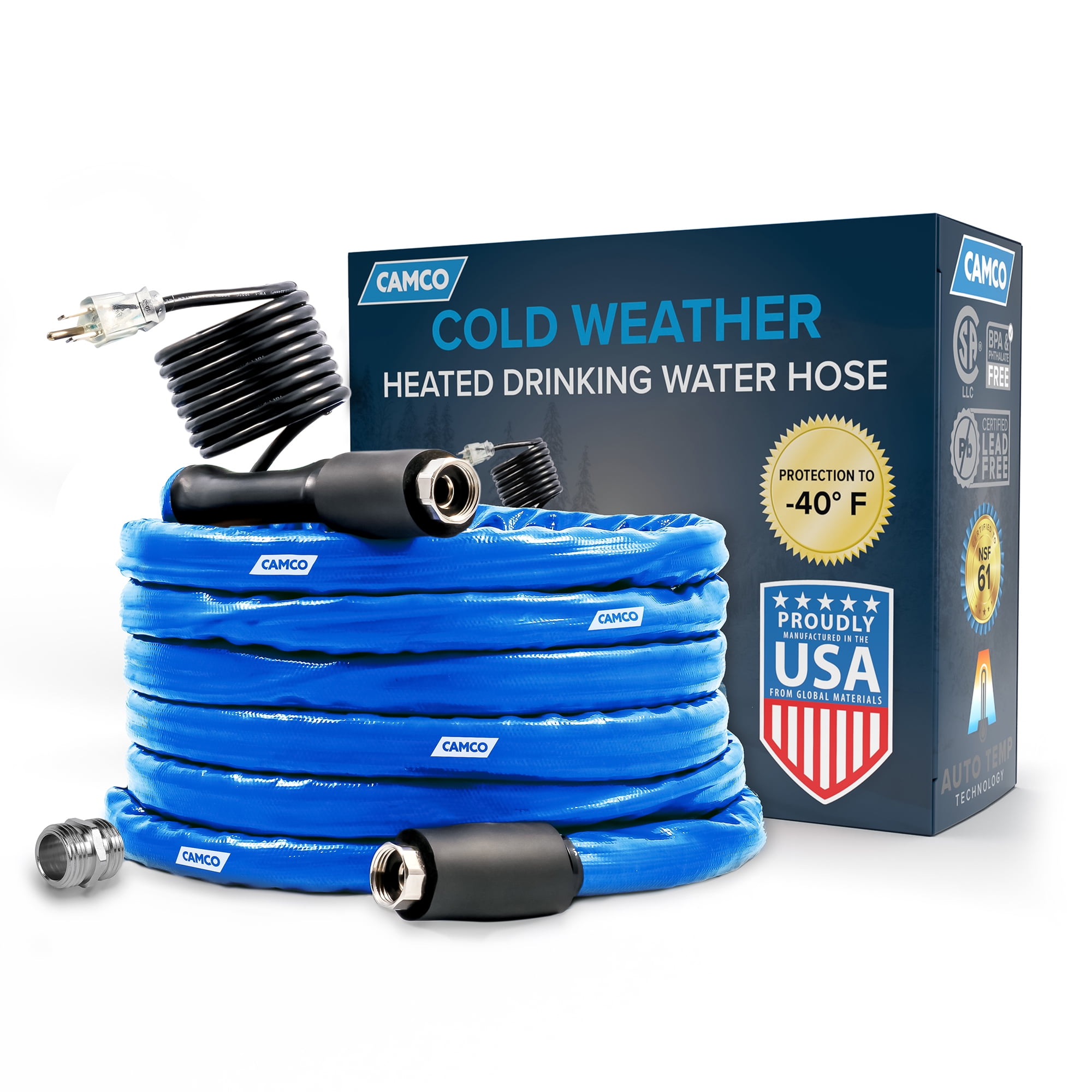 Click here for Camco Heated 50 Rv Drinking Water Hose Freeze Regu... prices