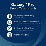 Equate Galaxy Pro USB Sonic Rechargeable Electric Toothbrush, Replace ...