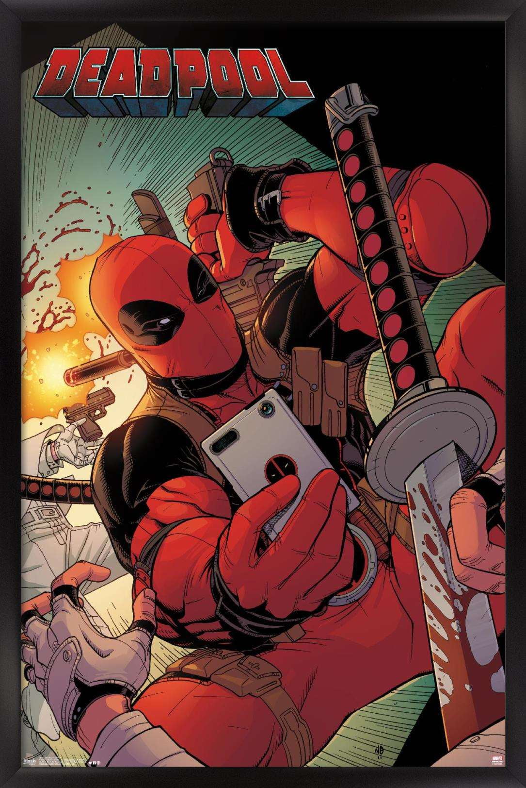Marvel Comics - Deadpool - Selfie Wall Poster, 14.725" x 22.375 ...