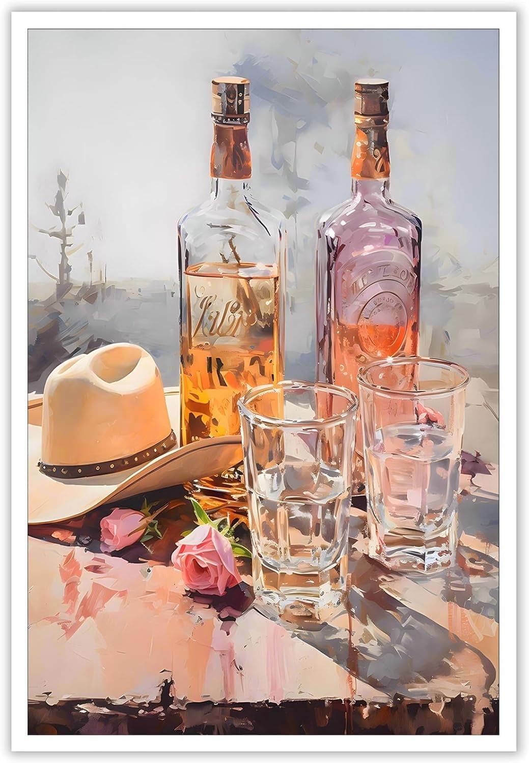 AEFER Modern Coffee Diver Poster Springboard Diving Cappuccino Flowers ...