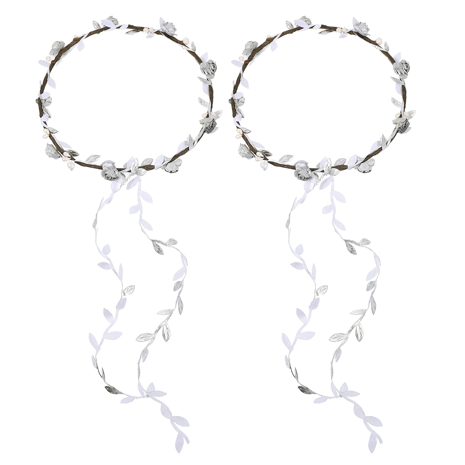 Click here for Masteelfca 2pcs Head Garland Headpiece Bridal Flow... prices