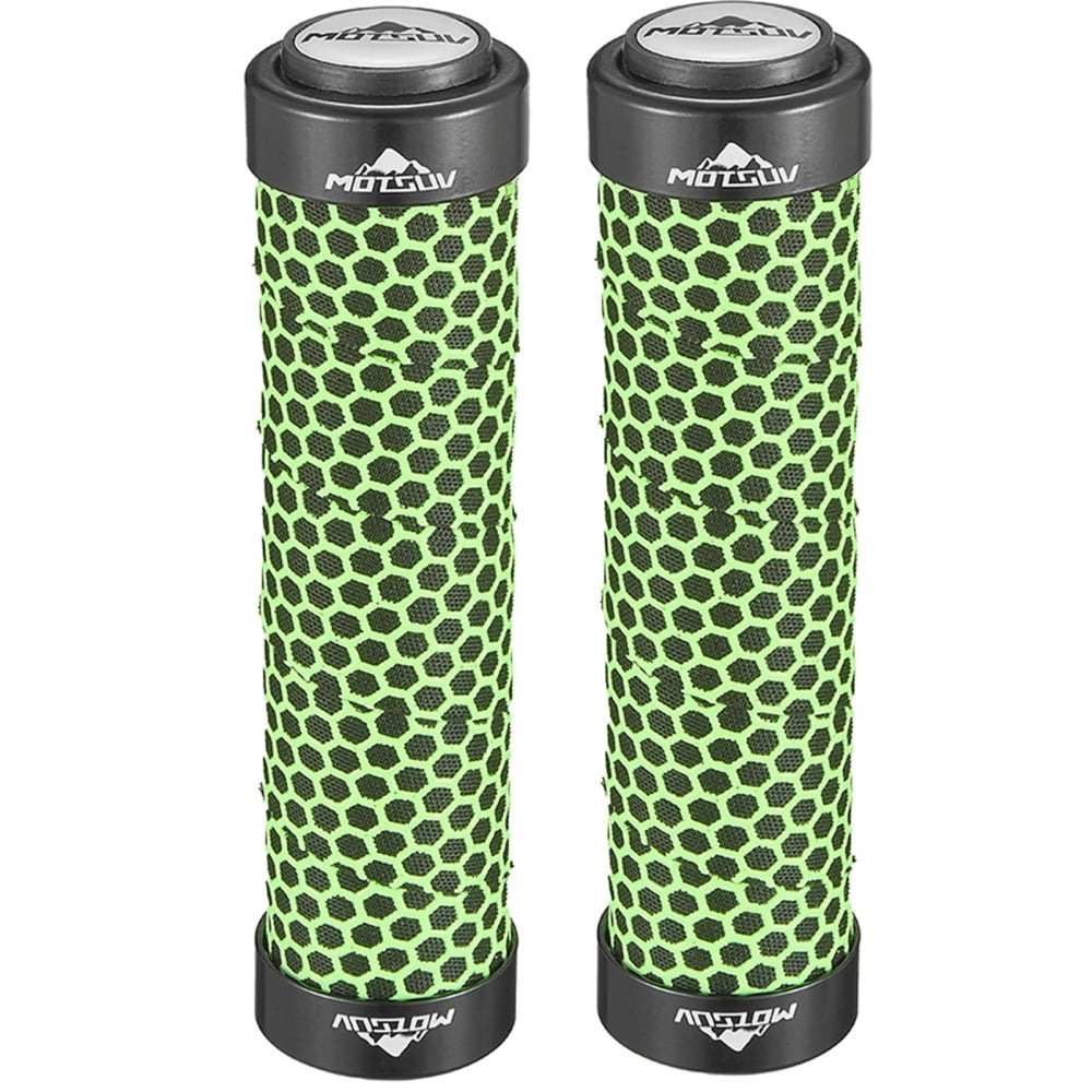 Bike Handlebar Covers with Anti Slip Honeycomb Double Sided Lockable ...