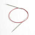 ChiaoGoo Red Lace Stainless Steel Circular Knitting Needles 32"-Size 6 ...