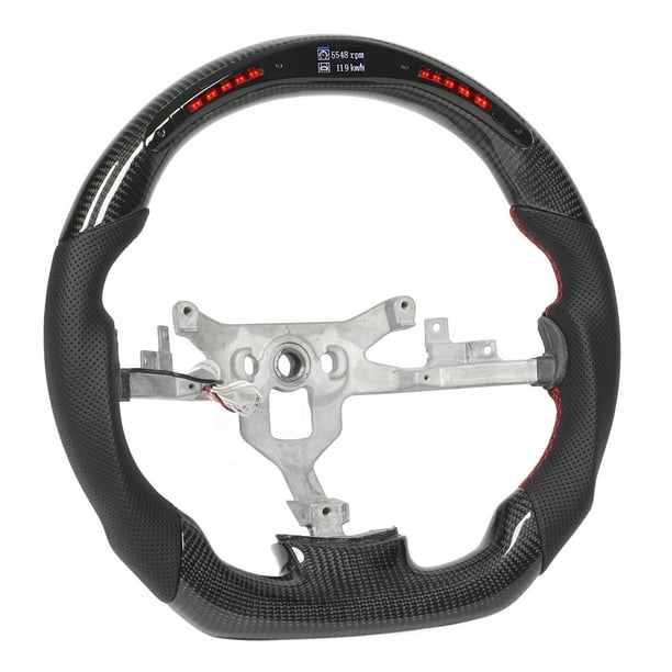 D Type Steering Wheel,Carbon Fiber LED Display Carbon Fiber LED ...