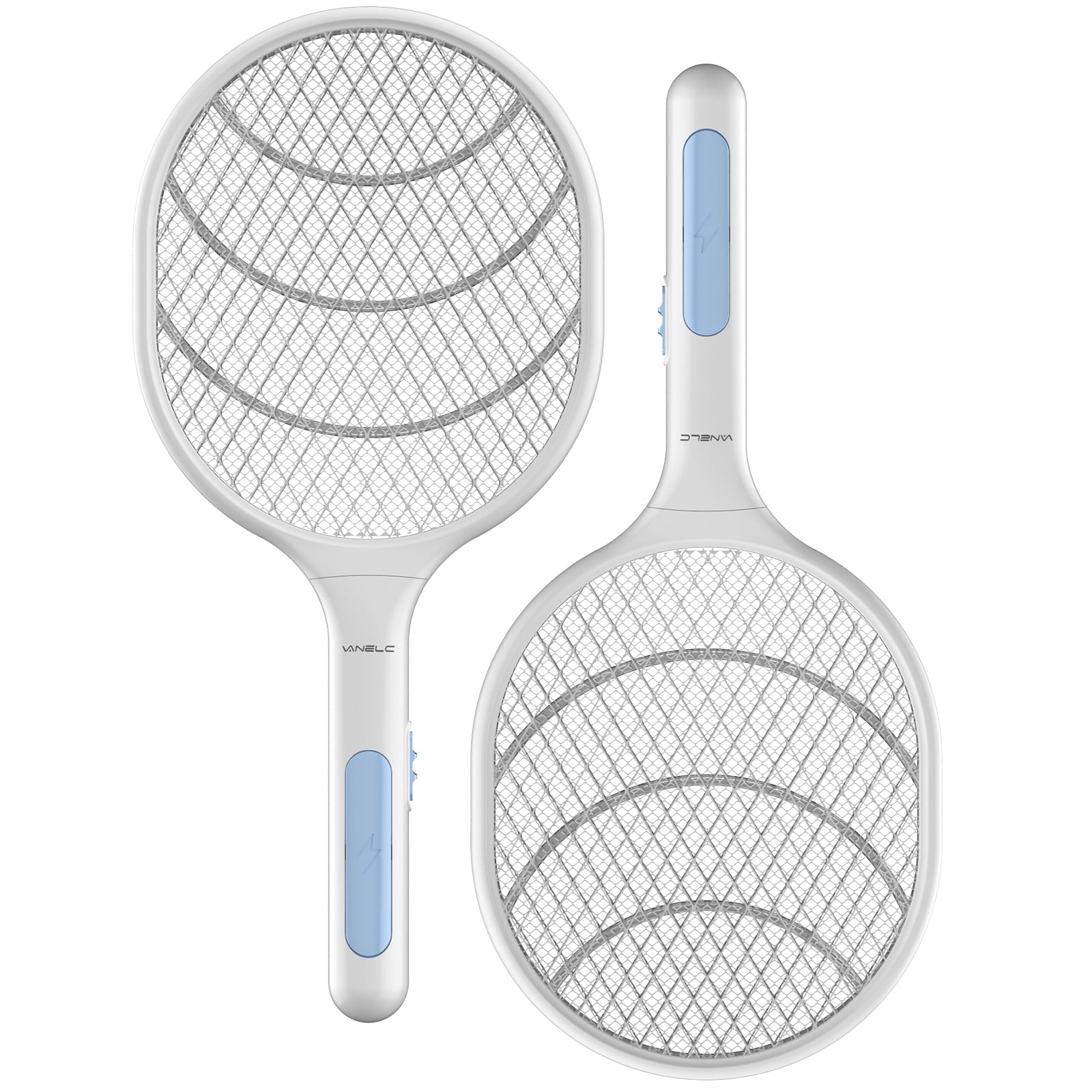 2PCS Bug Zapper Racket Electric Mosquito Zapper Fly Killer 3000V High 2pcs-bug-zapper-racket-electric-mosquito-zapper-fly-killer-3000v-high