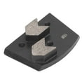 3Pcs Diamond Grinding Shoe Black Trapezoid 2 Arrow Teeth Concrete Floor ...