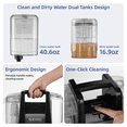 Slevoo Portable Carpet Cleaner, 10.5Kpa Suction, 400W Motor, Dual Tanks ...
