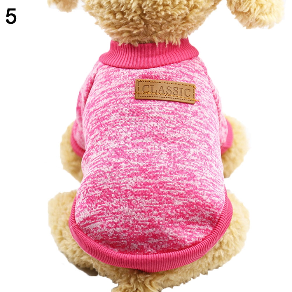 Moseyys Winter Warm Woolen Yarn Dog Sweater Pullover Cat Jacket Coat ...